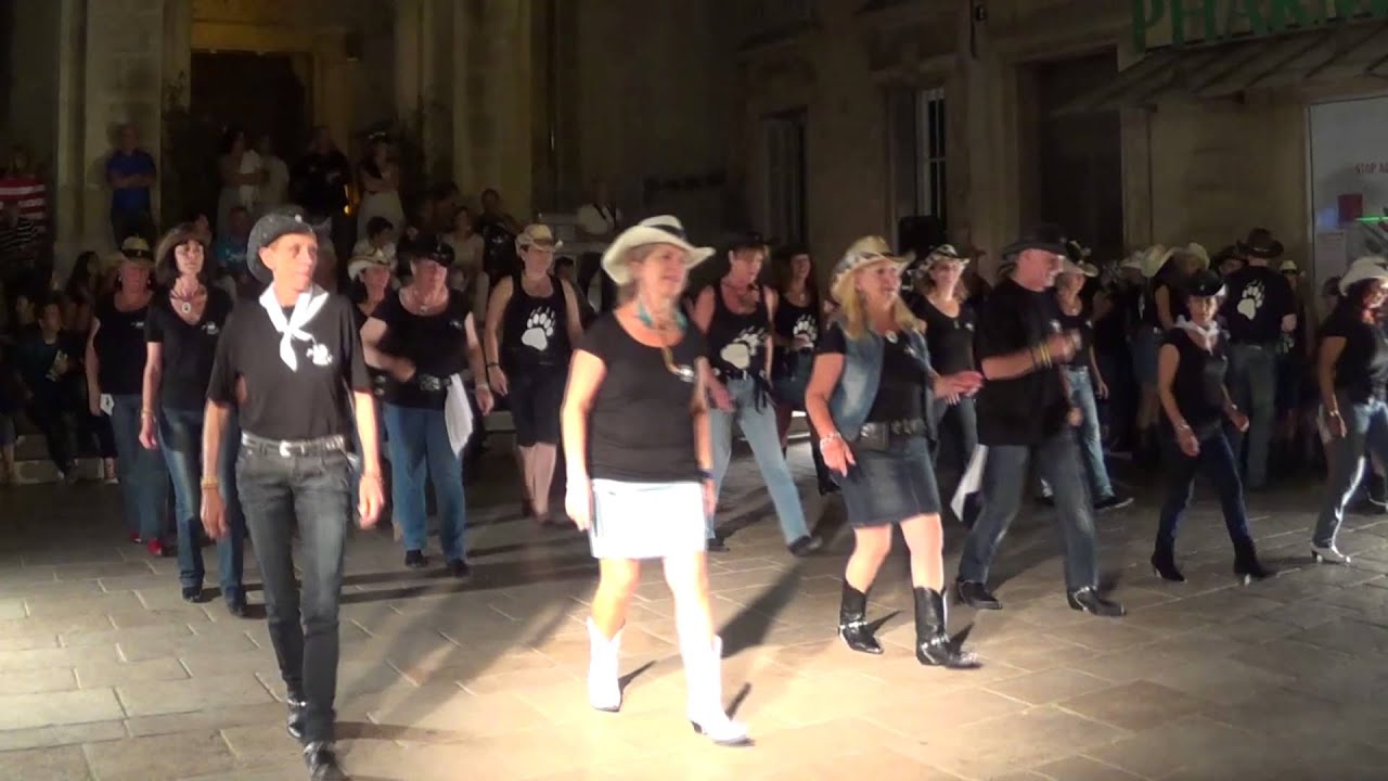 Slap and stomp line dance - YouTube