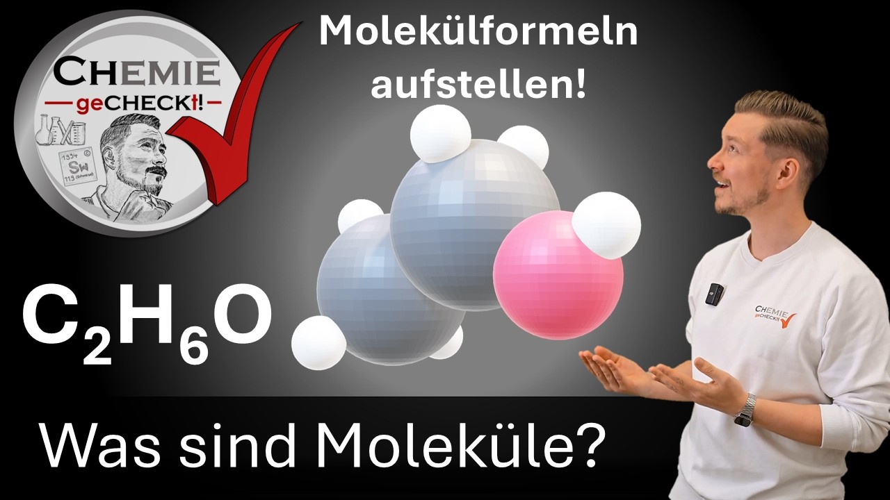 Was sind Moleküle? Molekülformel, Summenformel, PSE³ | ErstesLernjahr ...