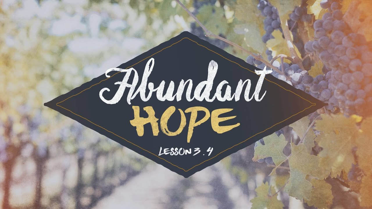 Part 1 - Abundant Hope - YouTube