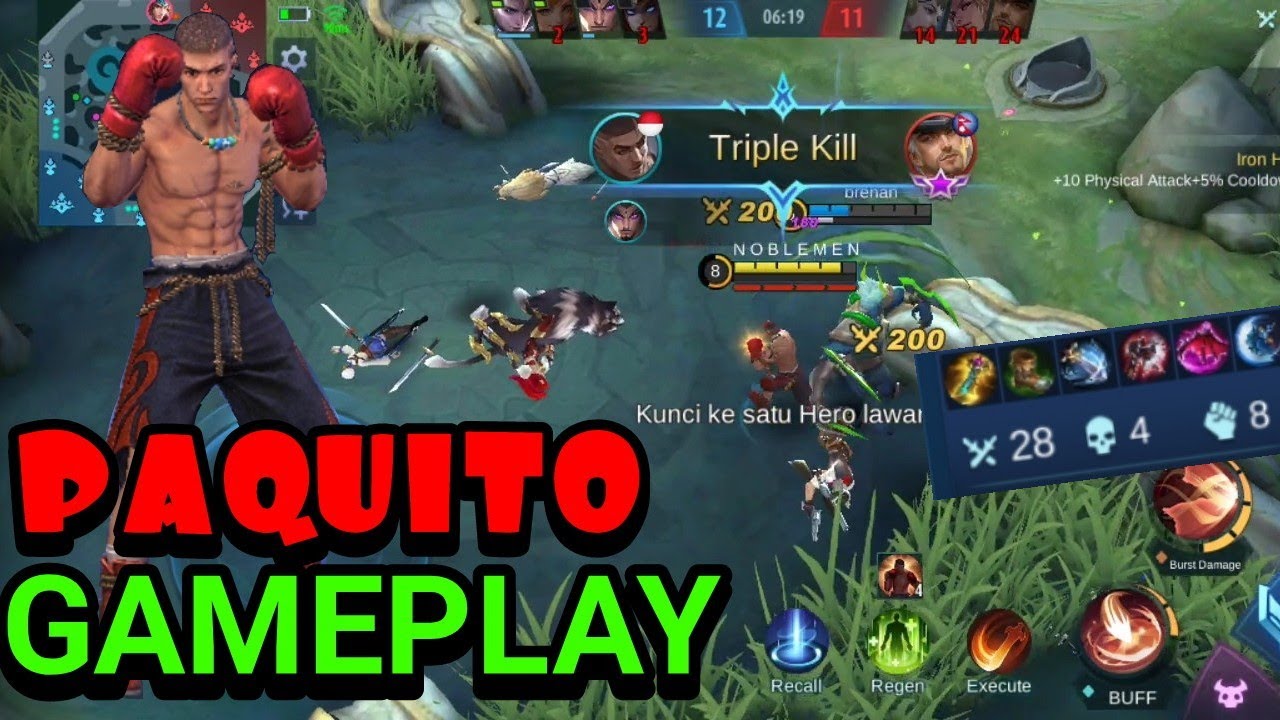New Hero Paquito Gameplay - MOBILE LEGENDS - YouTube
