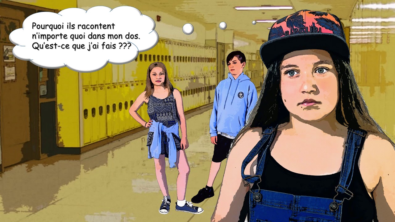 L'intimidation indirecte en bande dessinée - YouTube