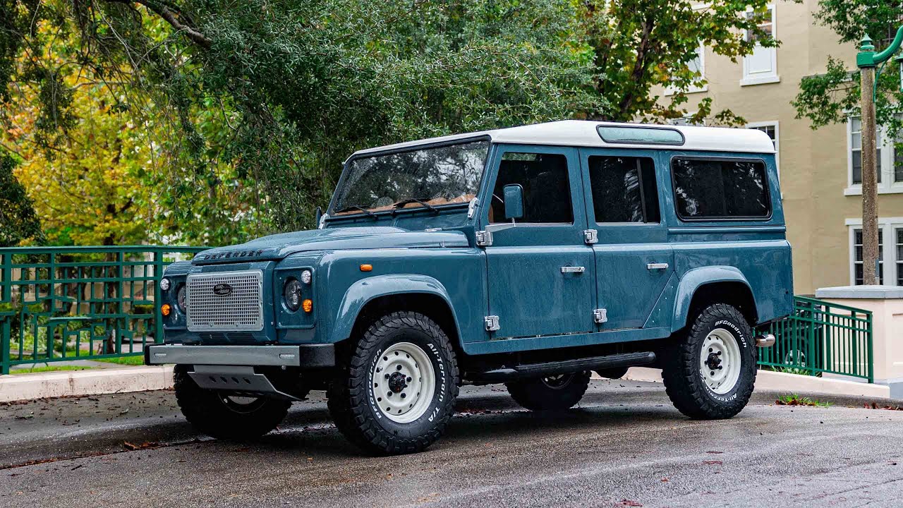 Fully RESTORED Land Rover DEFENDER 110 with | E.C.D. Automotive Design ...