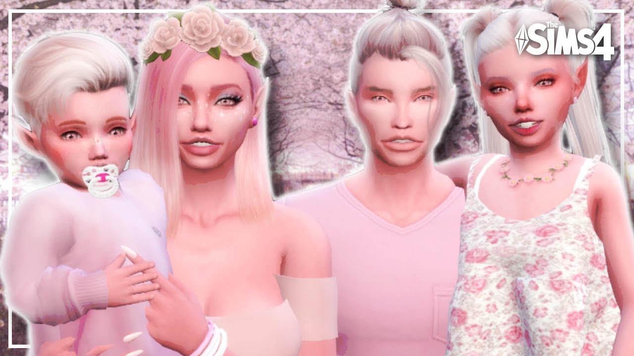 The Sims 4 | Create a Sim | Família Pink + (LISTA DE CPS) Family Pink ...
