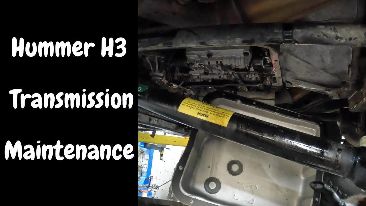 H3 Hummer Transmission Filter and Fluid Flush - YouTube