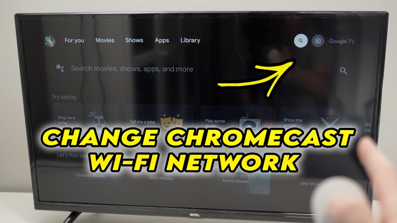 Chromecast : How to Change the Wi-Fi Network - YouTube