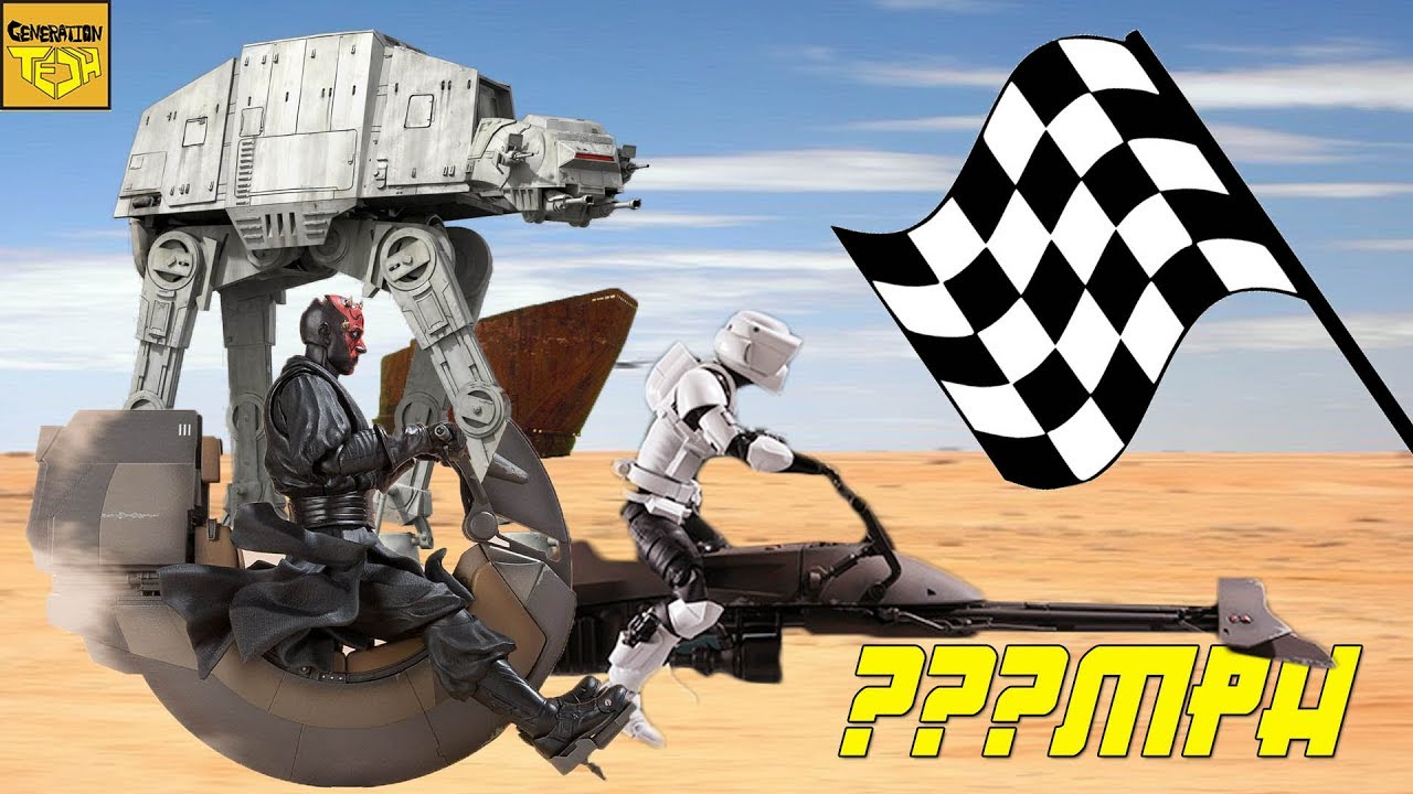 STAR WARS Ground Vehicles Ranked by SPEED! - YouTube