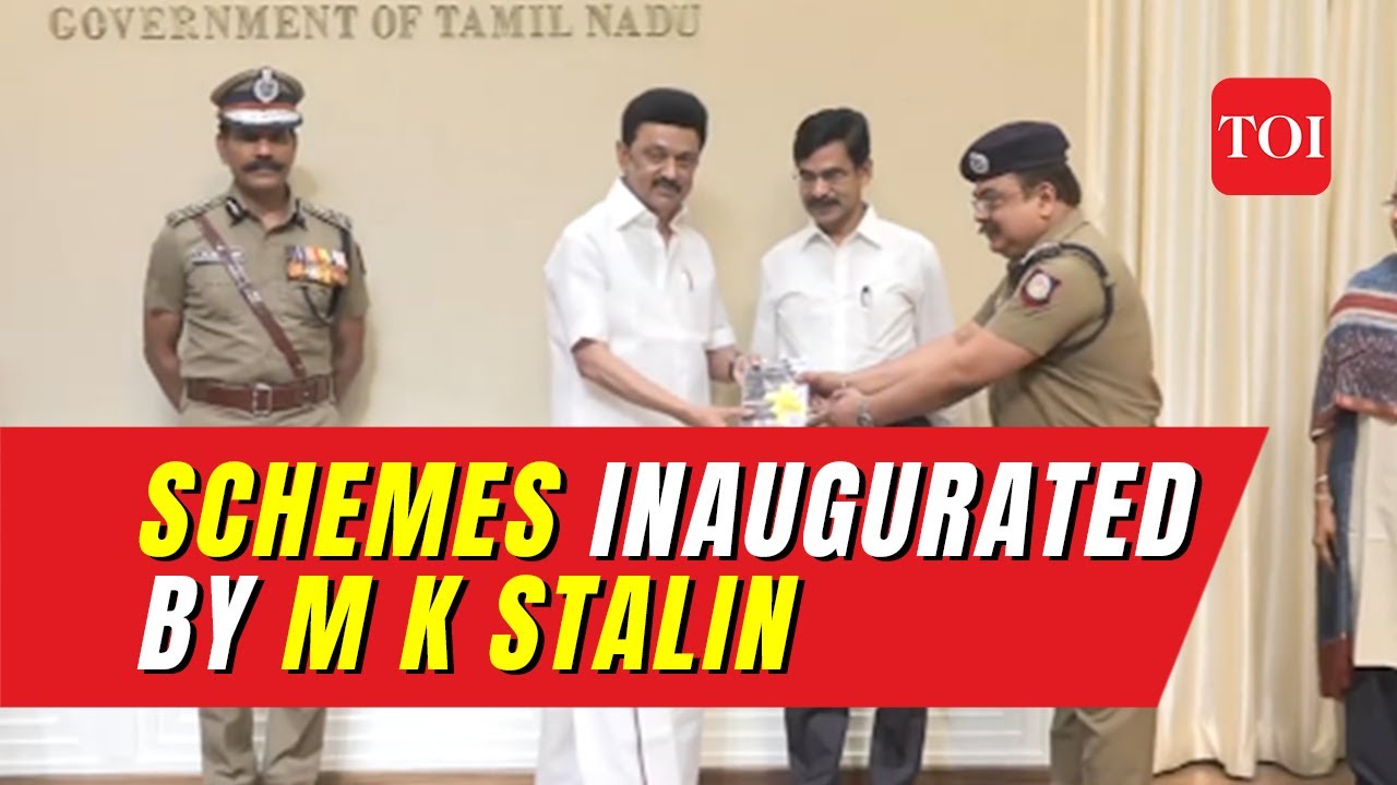 Tamil Nadu CM MK Stalin to Inaugurate Departmental Schemes from ...