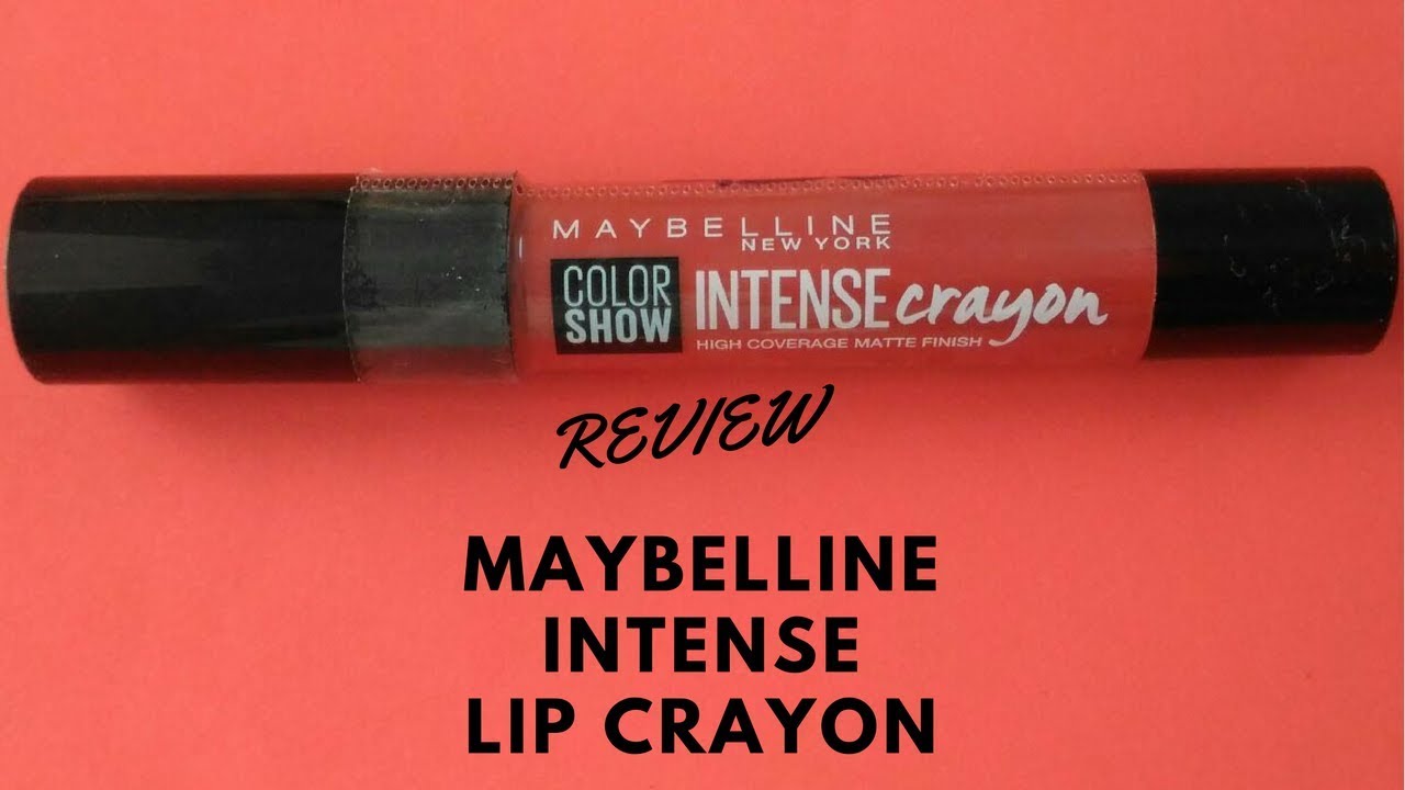 MAYBELLINE COLOR SHOW INTENSE CRAYON | Review | get beautiful - YouTube