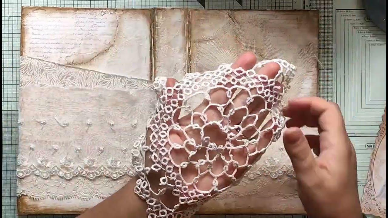 Wedding Junk Journal Cover ~ Tutorial - YouTube