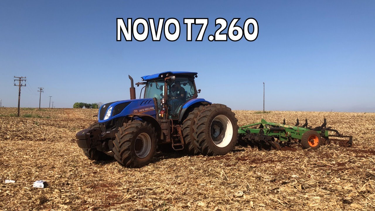 Novo New Holland T7.260 - YouTube