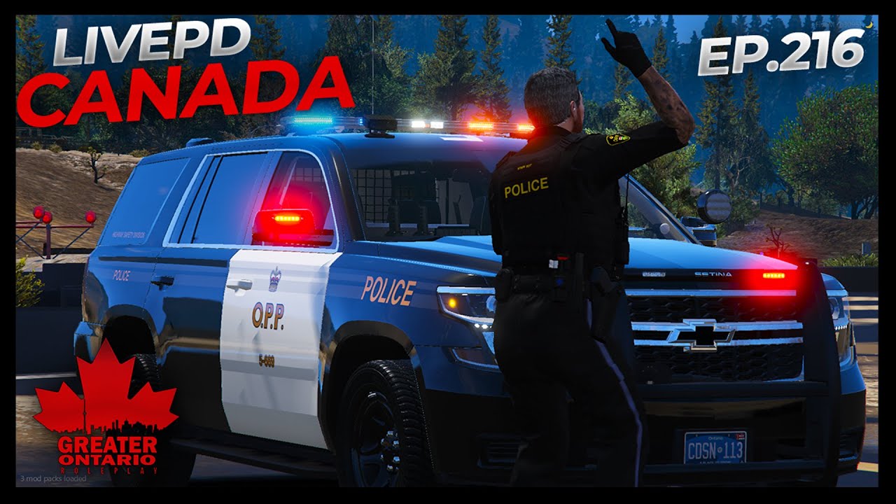 #FiveM #LivePD Canada Greater Ontario Roleplay | Ontario Provincial ...