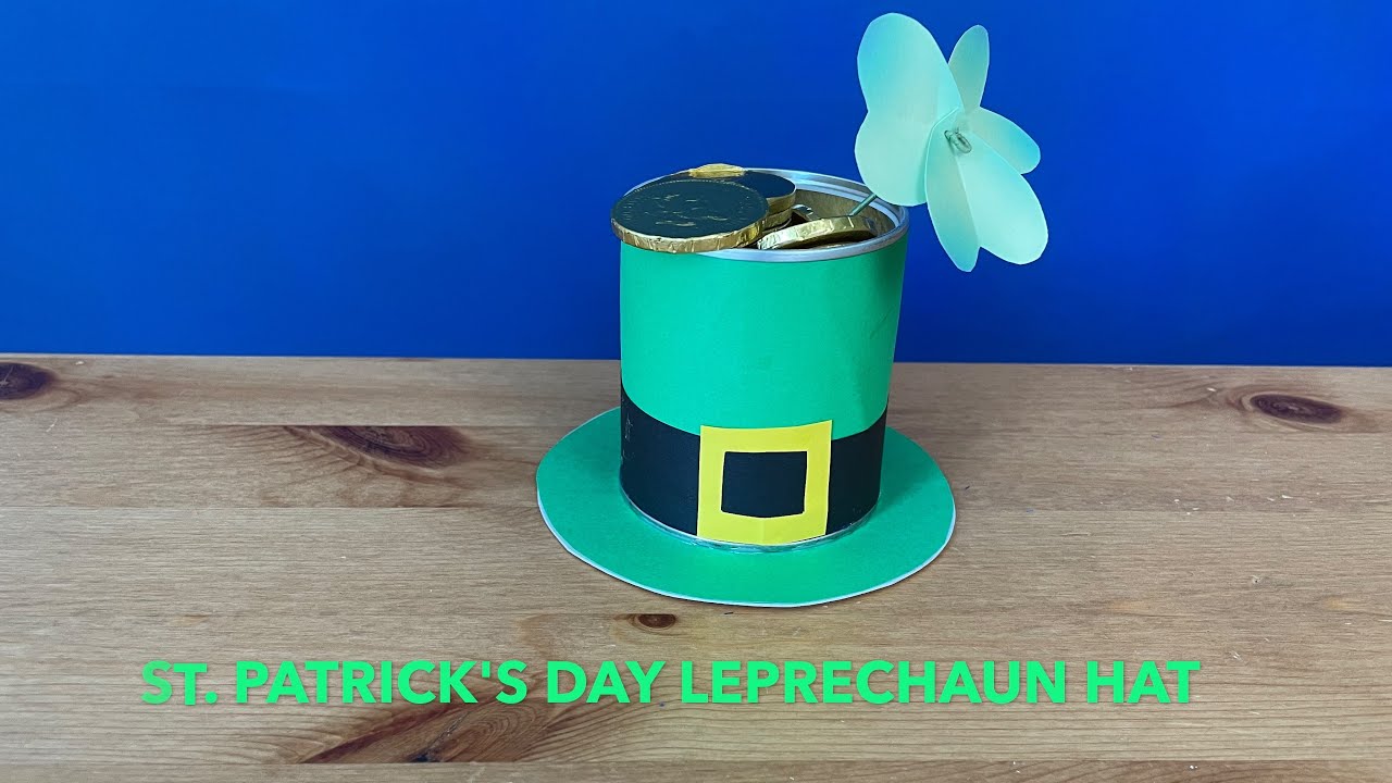St. Patrick's Day Leprechaun Hat Craft - YouTube