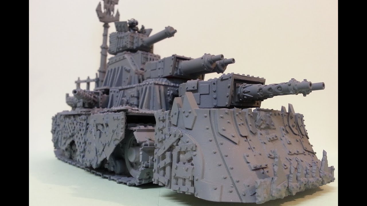 WH40k Warhammer 40k Grot Mega Tank Mk2 - YouTube