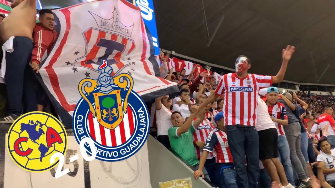 Todos LOS TRAPOS que metió la banda de chivas al azteca - AMÉRICA VS ...