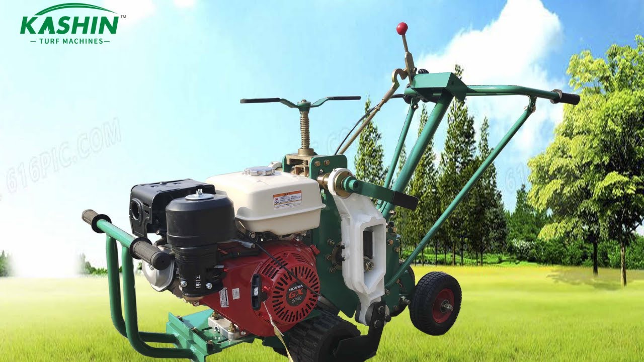 The video shows a sod cutter made in China. - YouTube