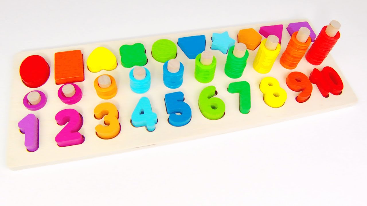 Learn Numbers, Colors and Shapes | Best Educational Video for Toddlers ...