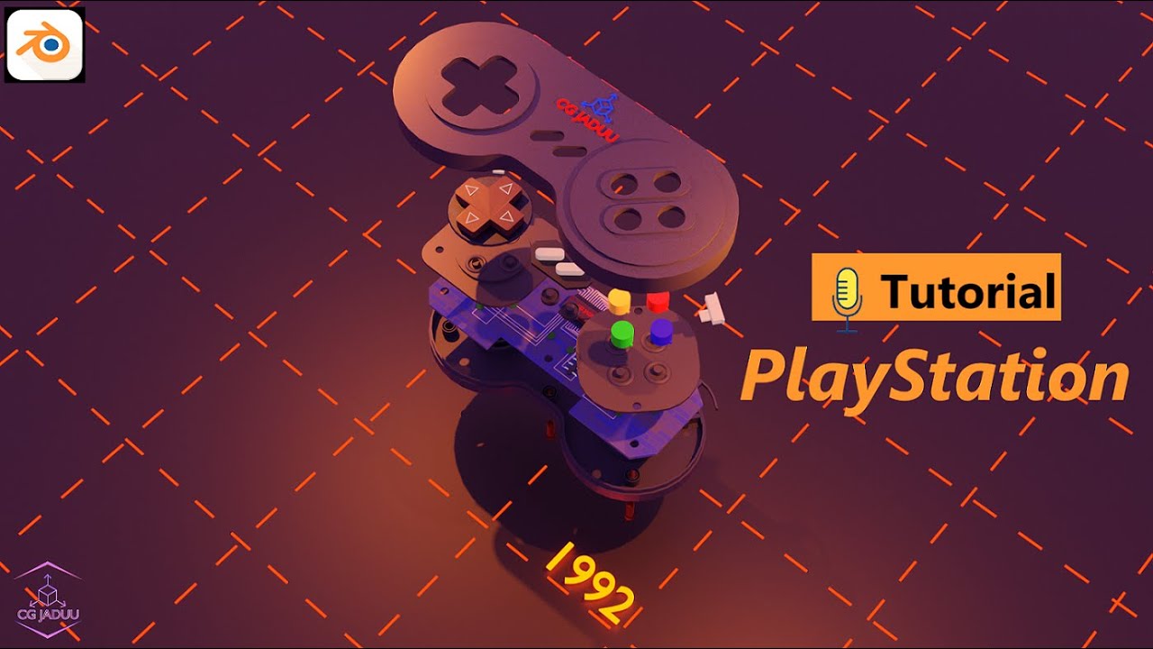 Blender PlayStation Modelling Tutorial ! CG JADUU - YouTube