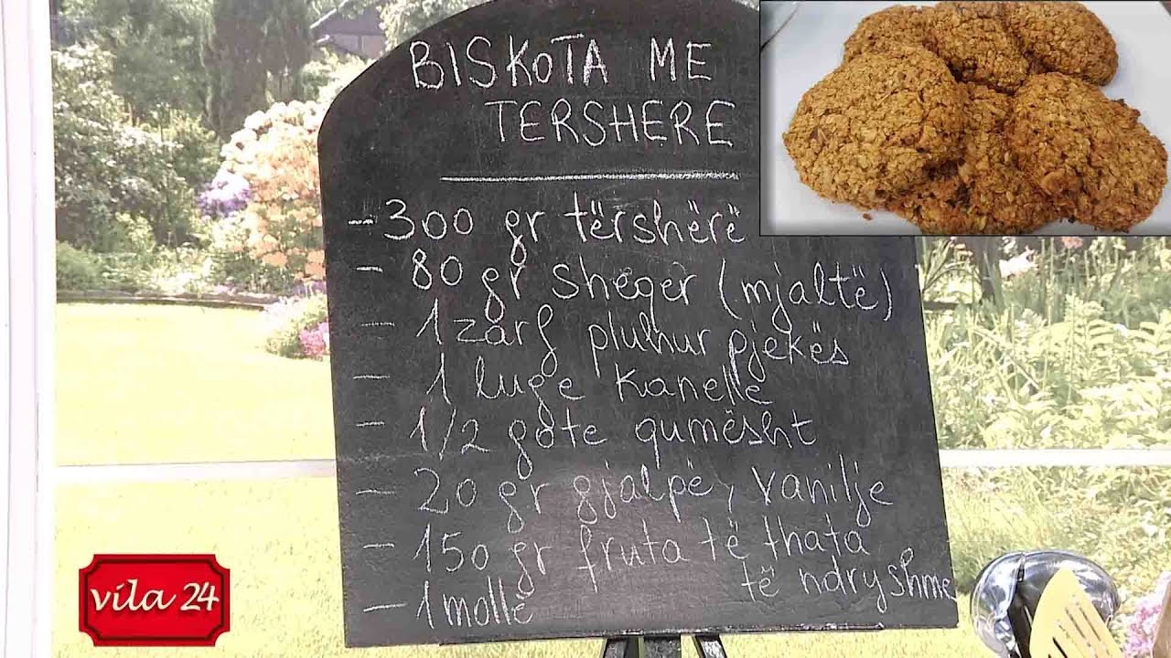 SUPE ME THJERREZA/ BISKOTA ME TERSHERE/ SALLATE OMEGA 3 (Receta nga znj ...