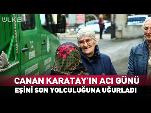 Canan Karatay'ın Acı Günü! Eşini Son Yolculuğuna Uğurladı...