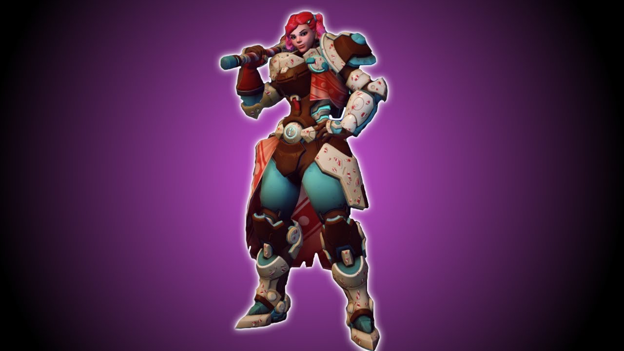if I get Brigitte's Peppermint Bark skin, the video ends (Overwatch ...