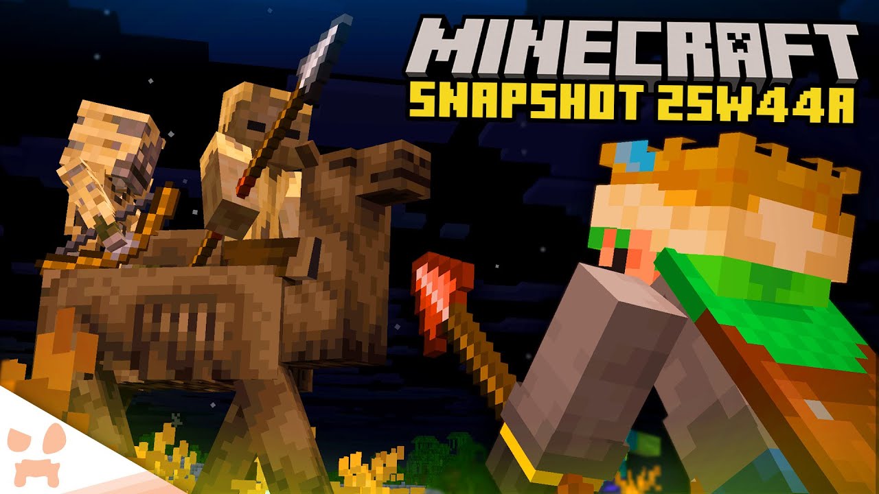 THE PARCHED, HUSK CAMELS, + SWIMMING HORSES ARE HERE!! (minecraft ...