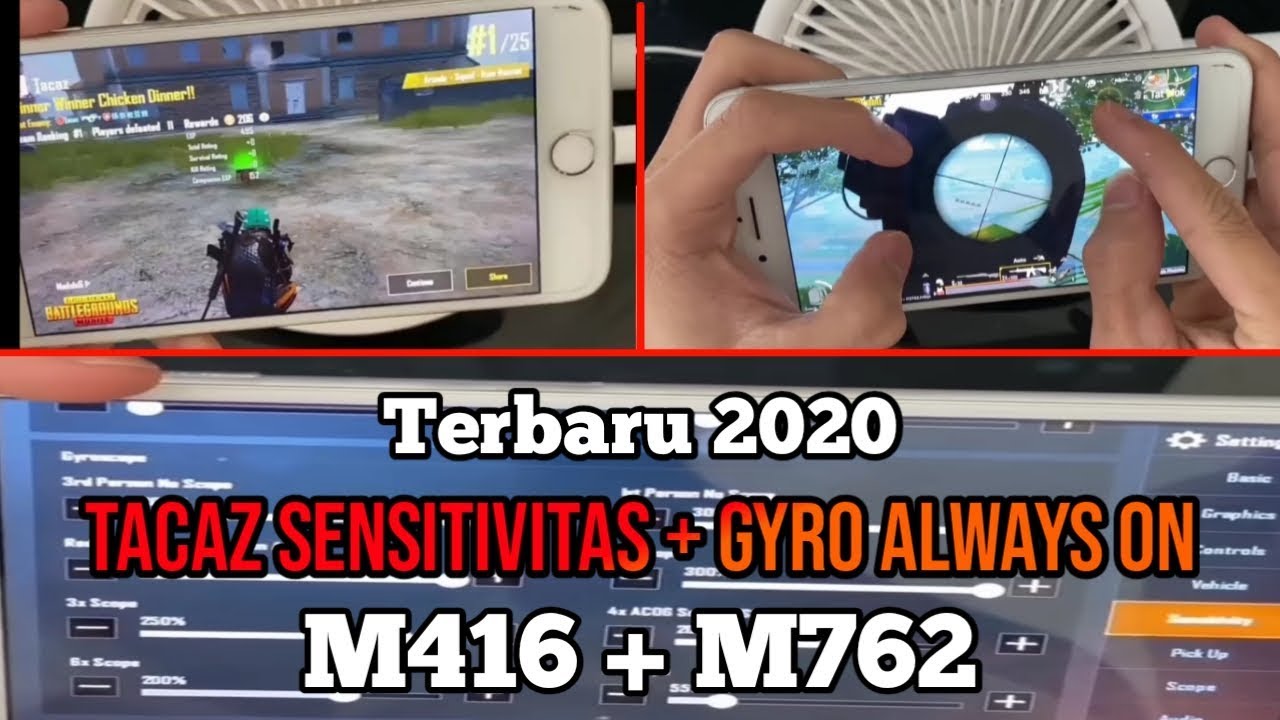 Terbaru 2020 - Tacaz Sensitivitas + Always On Gyro - 4 jari full ...