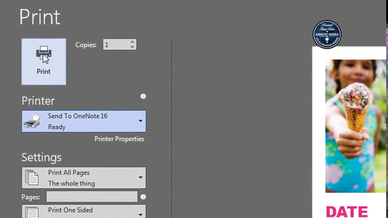 How to use MS OneNote as a virtual printer & export any document in PDF ...