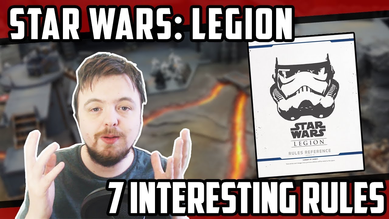 Star Wars Legion - 7 INTERESTING RULES - Rulebook Revealed! - YouTube