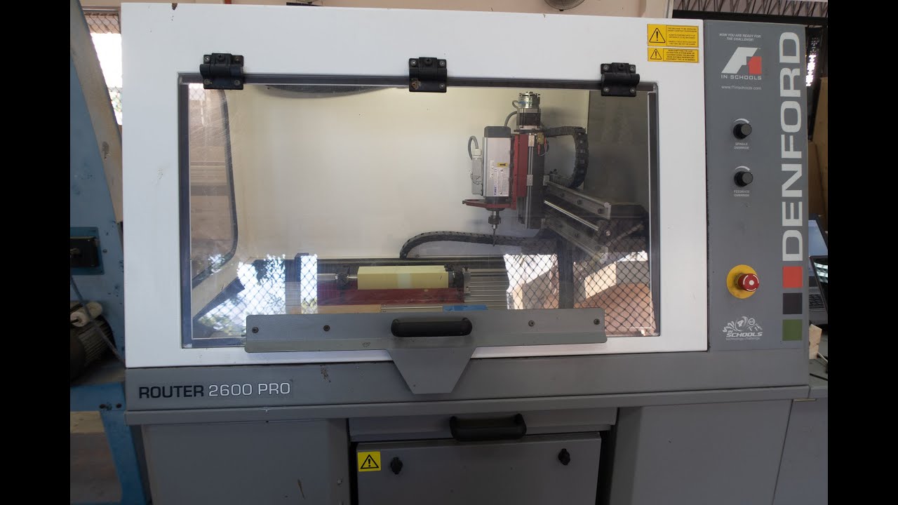 F1 in Schools Milling using Router 2600 Pro - YouTube