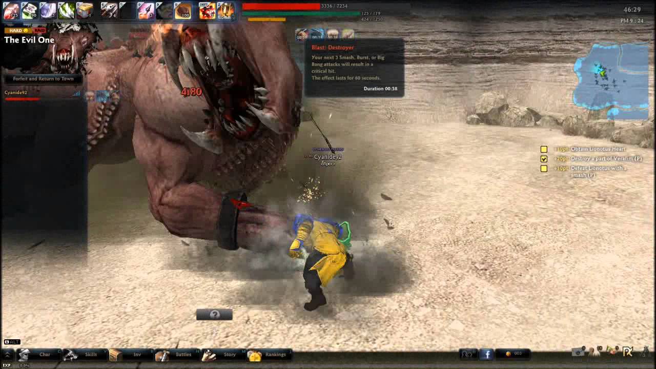 Vindictus | Lionotus | Cestus Karok (Update) NA - YouTube