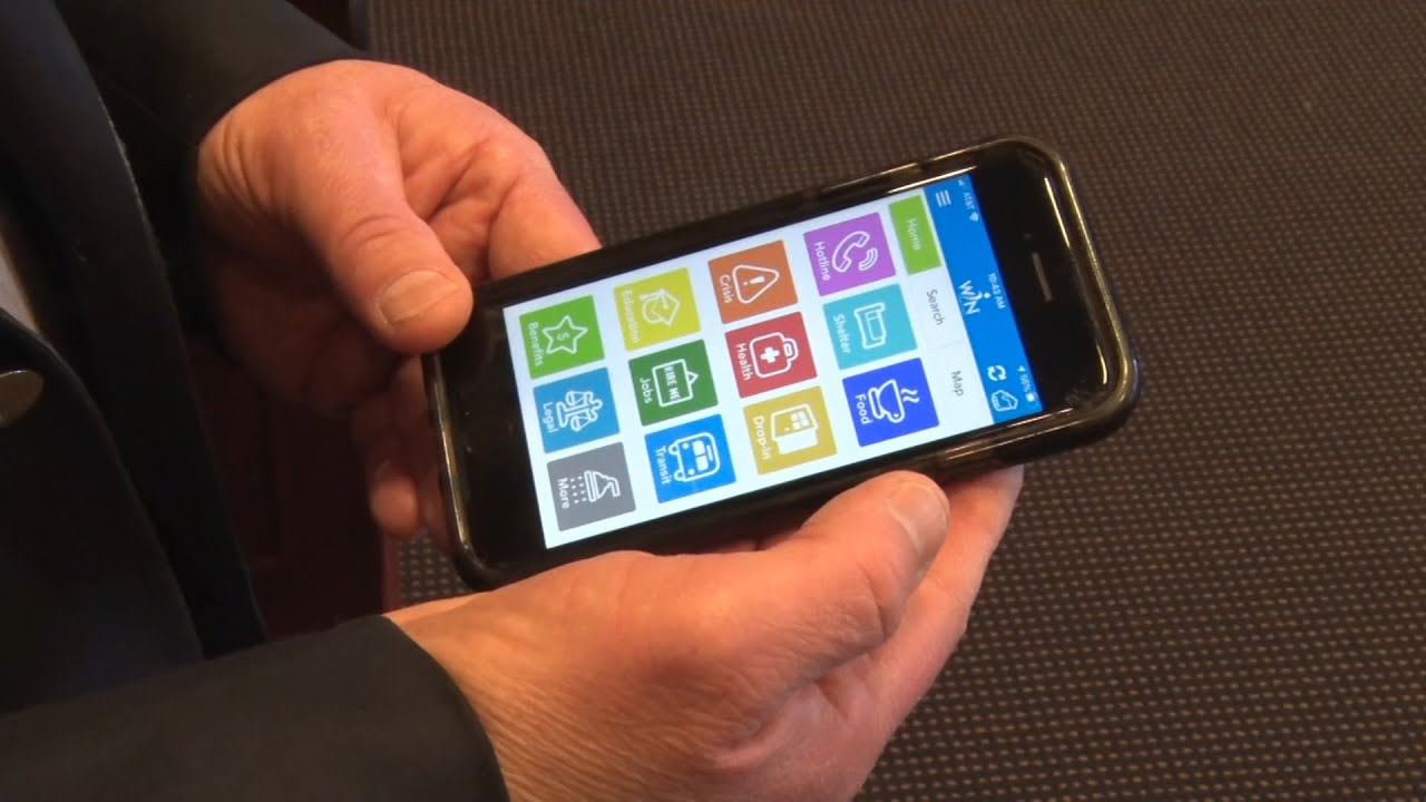 App connects homeless youth with social services - YouTube