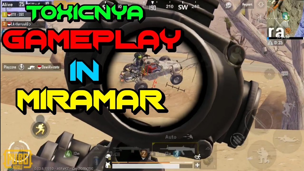 FULL GAMEPLAY MAP MIRAMAR | PUBG MOBILE - YouTube