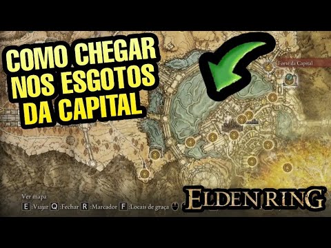 Como Chegar nos Esgotos de Leyndell Capital Real (Esgoto Cidade Dourada) - Elden Ring