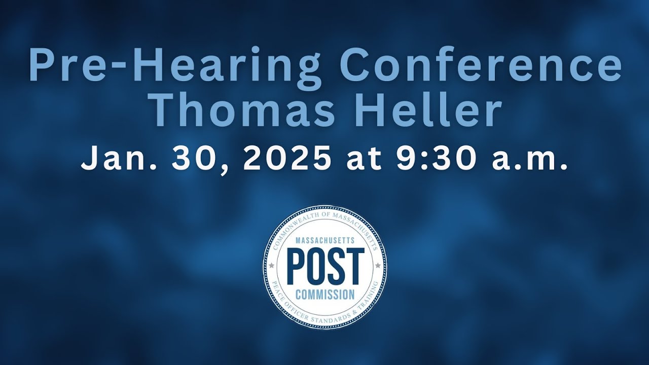 Pre-Hearing Conference in the Matter of Thomas Heller - YouTube