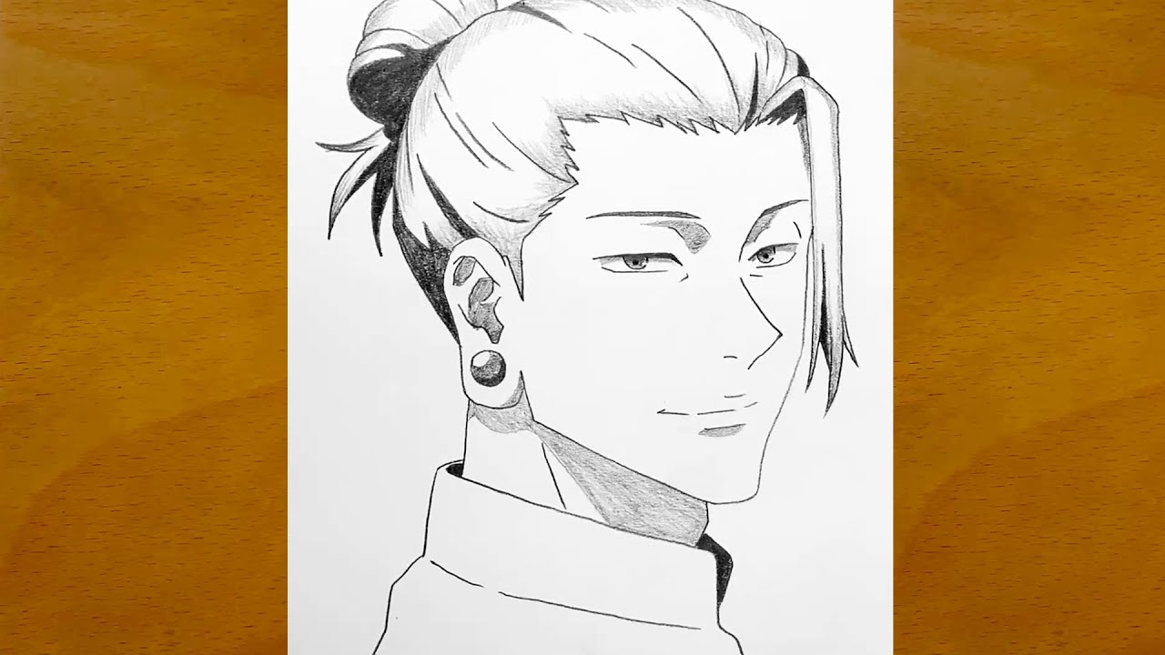 How to Draw Suguru Geto from Jujutsu Kaisen || Easy Anime Drawing ...