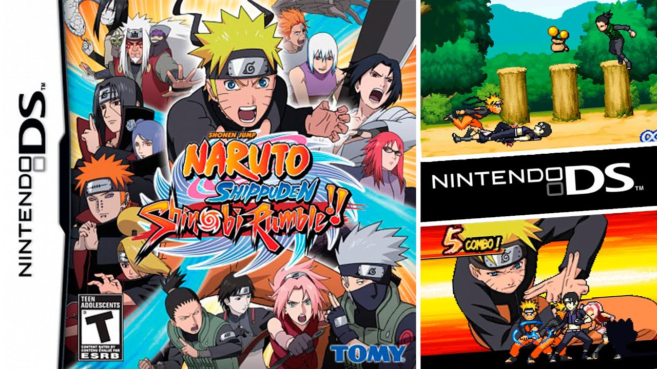 NARUTO Shippuden: Shinobi Rumble (NINTENDO DS) - YouTube