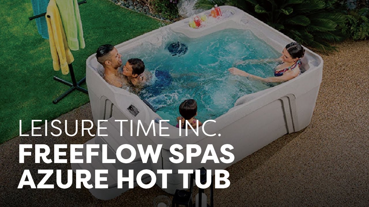 Freeflow Spas 4 Person Azure Hot Tub - YouTube