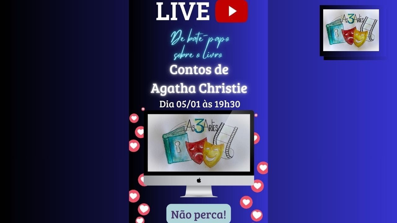 Live de Bate-Papo sobre Contos da Agatha Christie *180 - YouTube