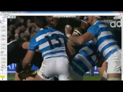 Rugby : Plaquage au niveau de l'en-but - YouTube