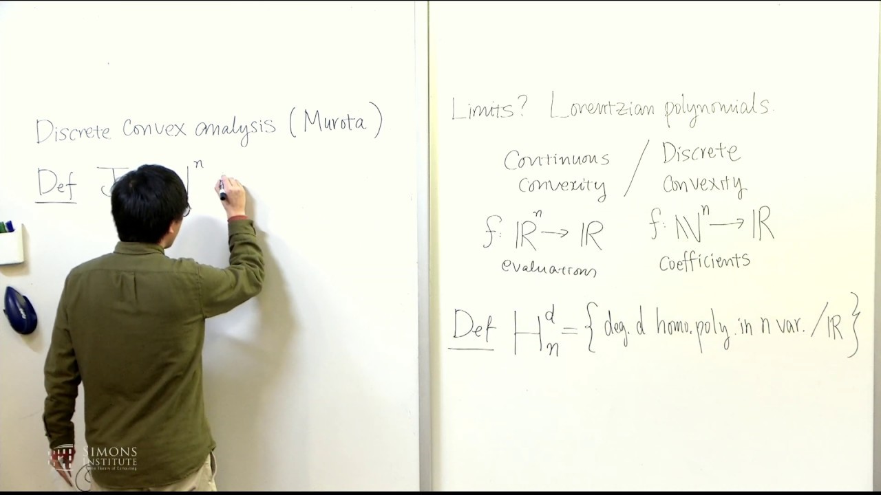 The Space of Lorentzian Polynomials - YouTube