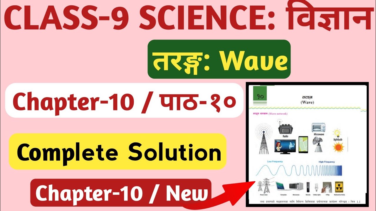 Class 9 Science Chapter 10 Solution | Class 9 Science Unit 10 Wave ...