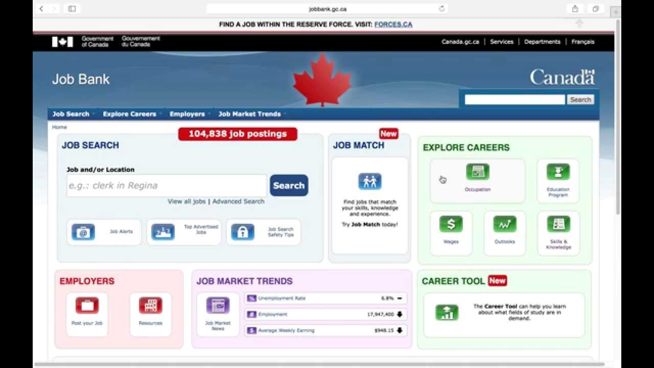 1.41 Using the Job Bank to Research Your Job - Create an Expert ...