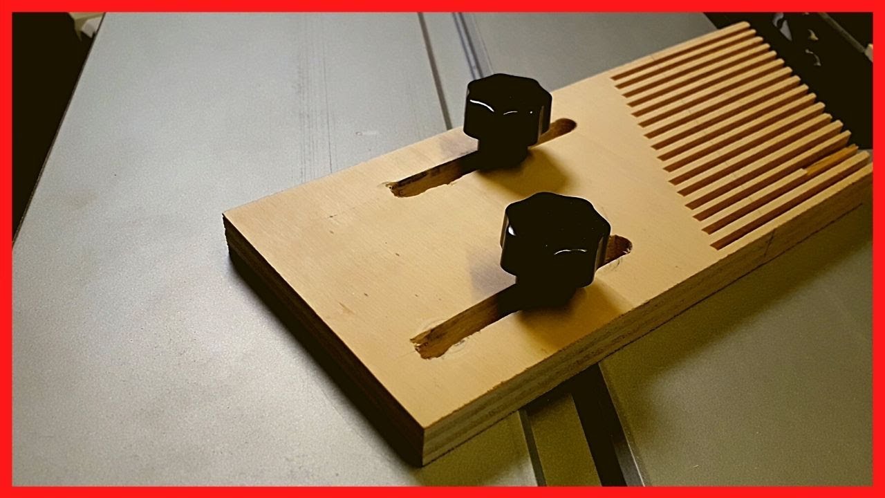 Making a #Featherboard From Scrap for the Table Saw // Make a Feather ...