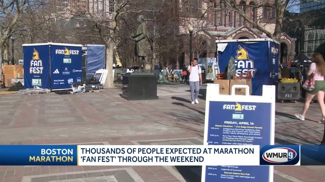 Thousands of people expected at Boston Marathon Fan Fest through ...