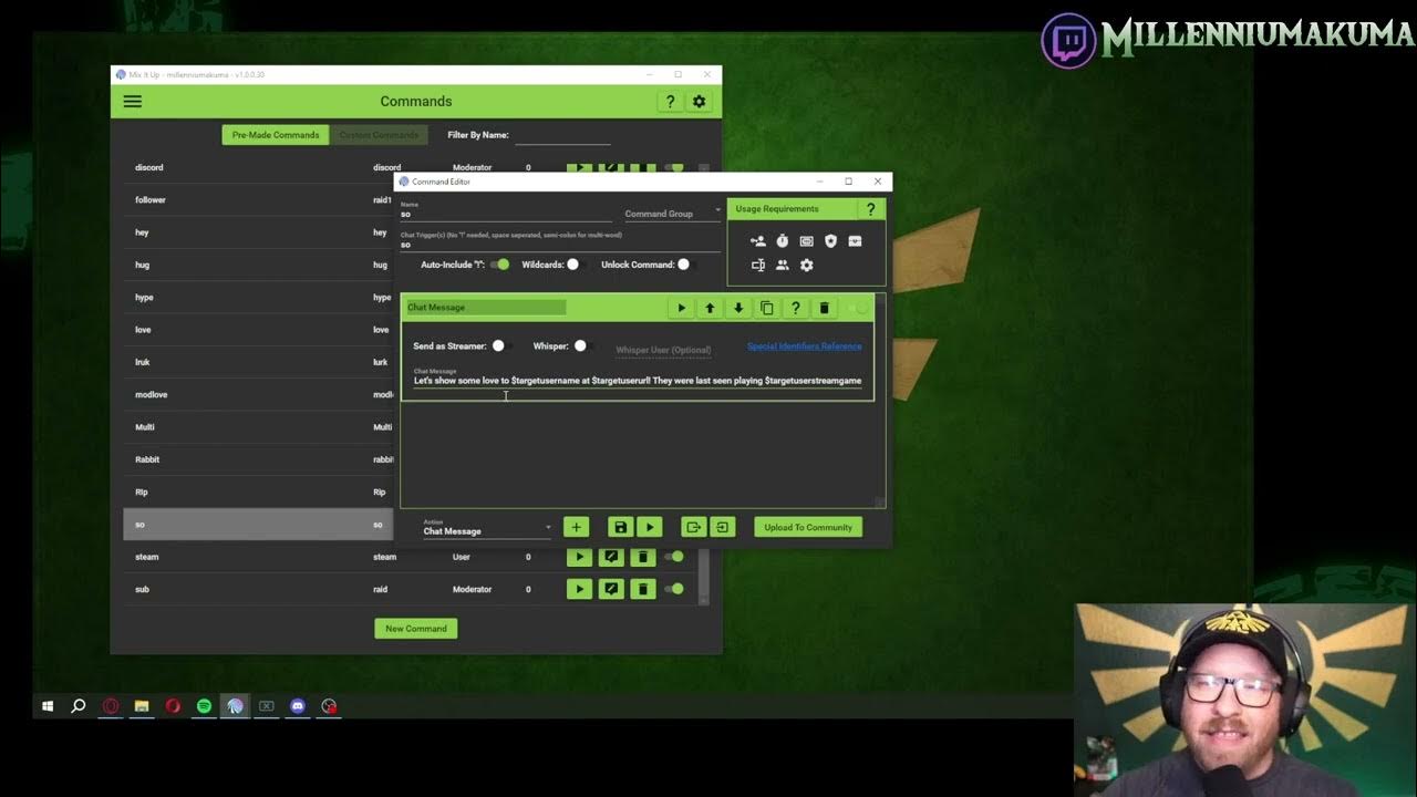 Shout Out For twitch using Mix It Up - YouTube
