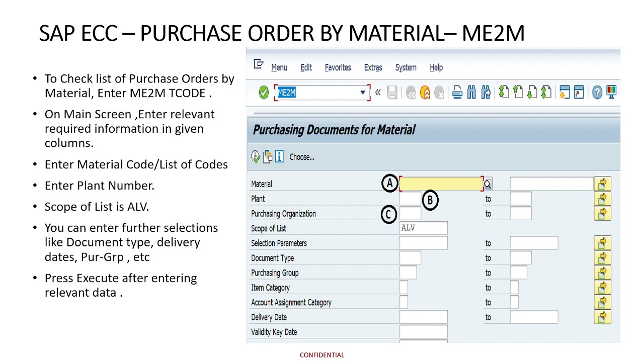 How To Get List Of Purchase Orders By ME2M SAP Tutorials Part L YouTube how-to-get-list-of-purchase-orders-by-me2m-sap-tutorials-part-l-youtube