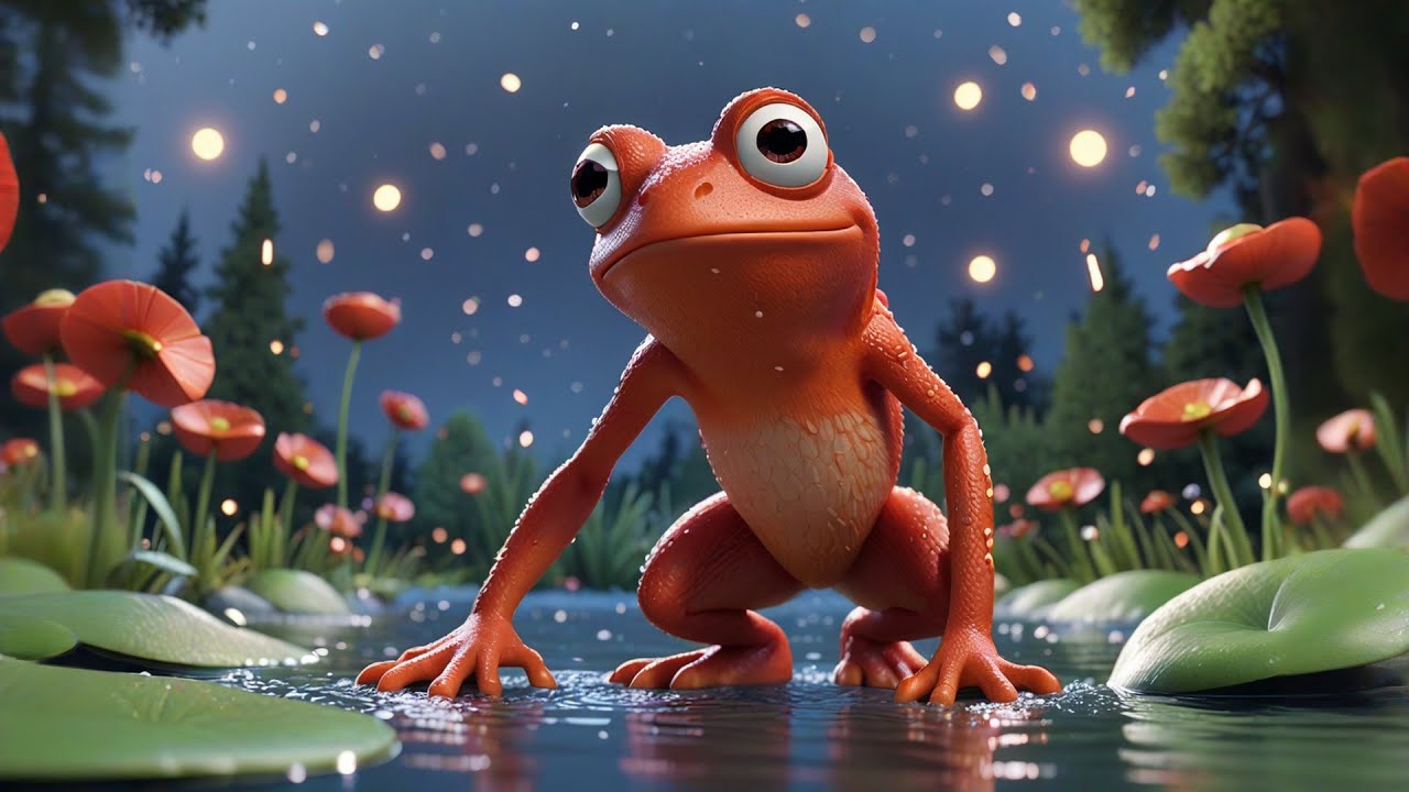 Ten Little Frogs by the Pond | Fun Counting Song for Kids | Playful ...