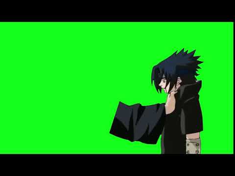 Sasuke Getting Choked Green Screen | Largetrap | Know Your Meme