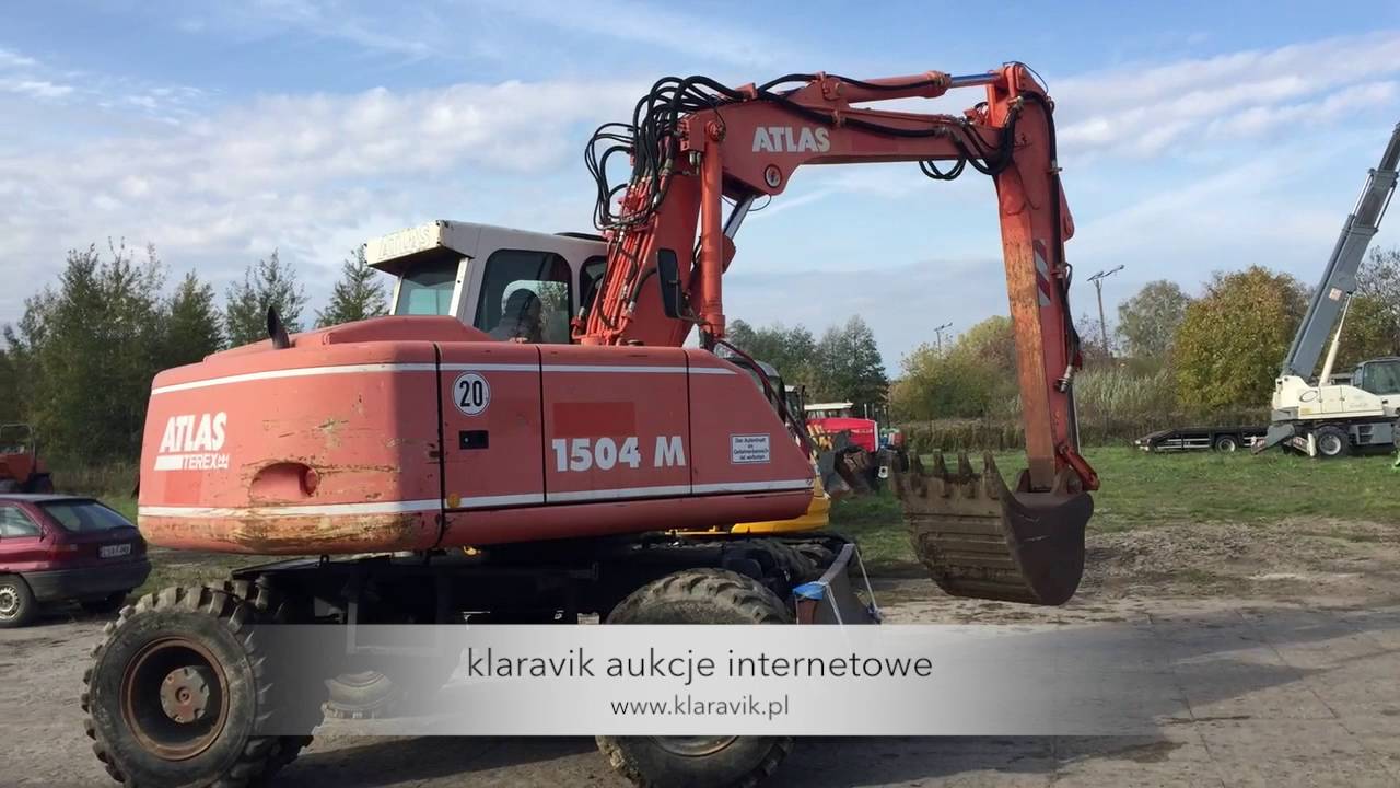 Koparka kołowa Atlas 1504M (www.klaravik.pl) - YouTube