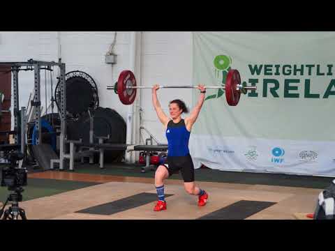 Eithne Harte Clean & Jerk Cork Weightlifting Club 25.03.18